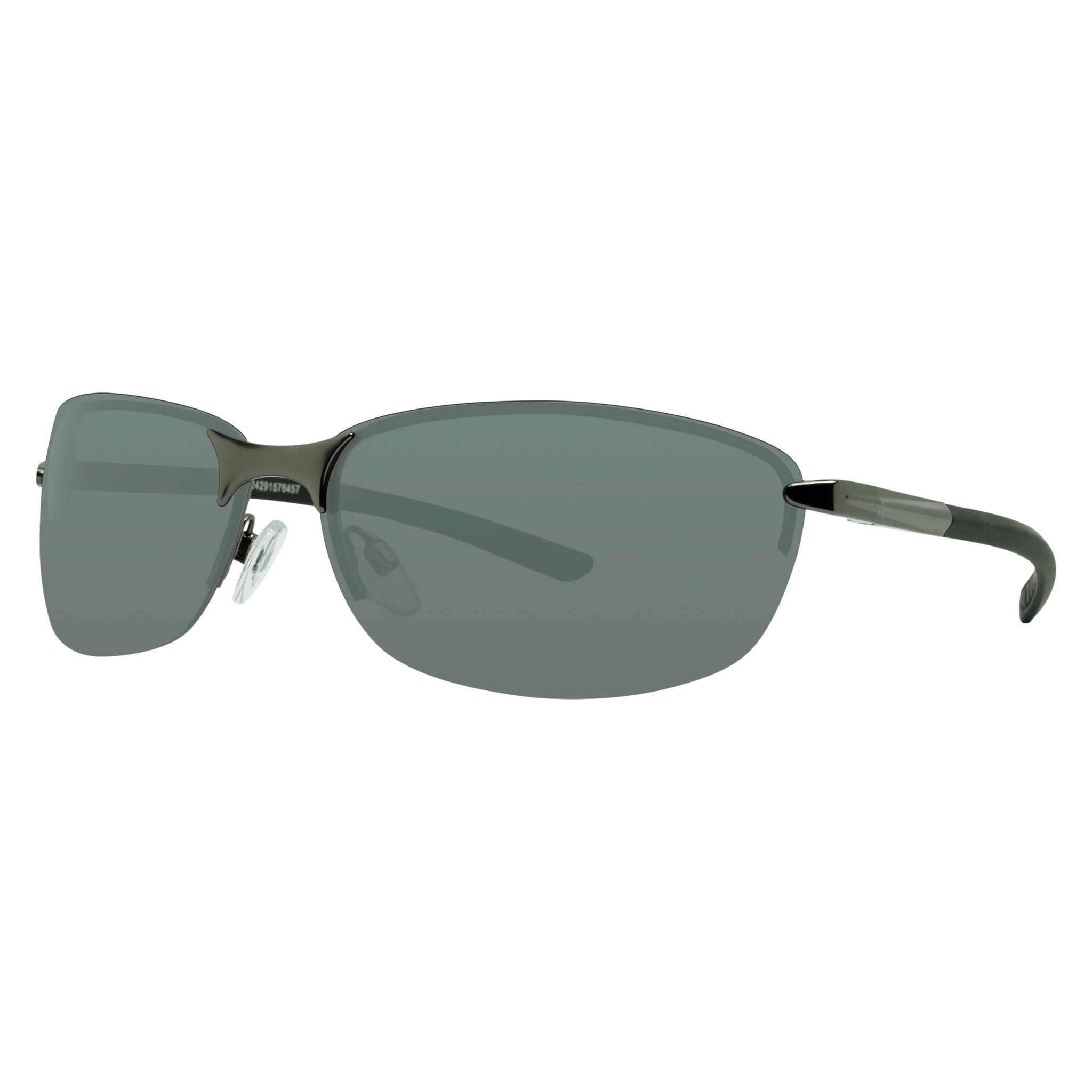 Gunmetal Rimless Metal Frame Sunglasses - Speed – Maxx Sunglasses